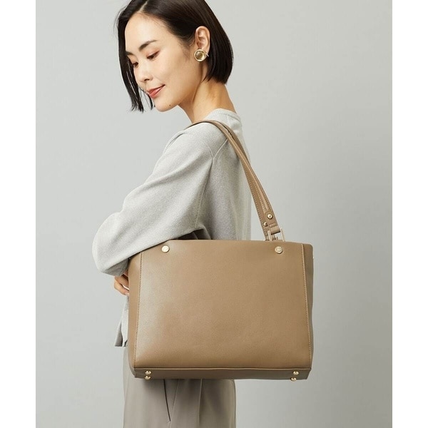 MK ミッシェルクラン バッグ（MK MICHEL  BAG）/[2WAY/A4収納可]メタルポイント牛革トートバッグ