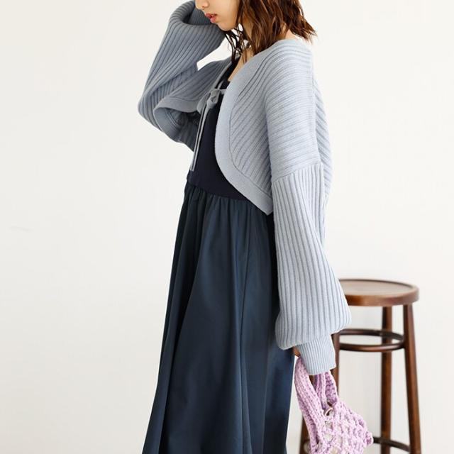 ジーラ バイ リュリュ（GeeRA）/ニットボレロ＆ドッキングワンピース