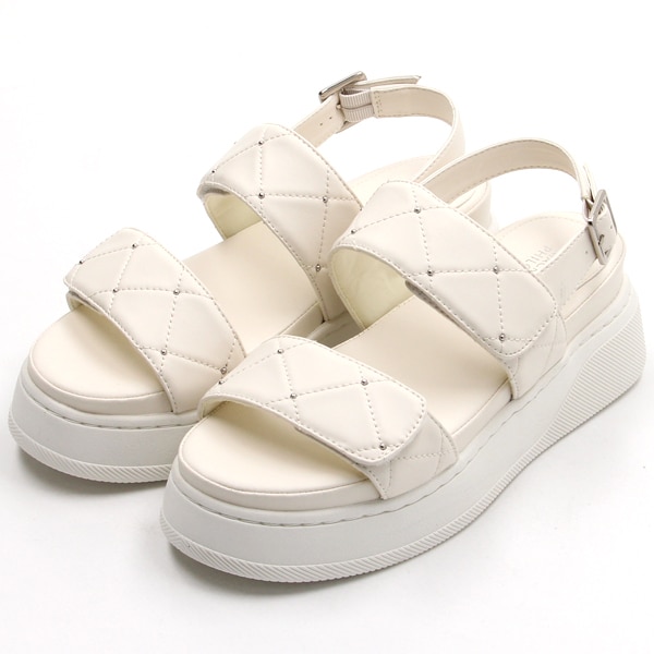 マッキントッシュ フィロソフィー（MACKINTOSH PHILOSOPHY）/厚底キルティングストラップサンダル