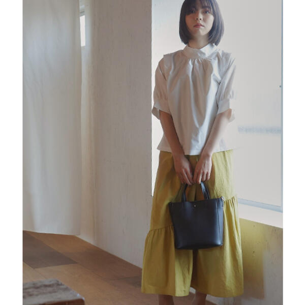 アウリィ/【低身長向けサイズ】ブラウスレイヤードワンピースの通販は