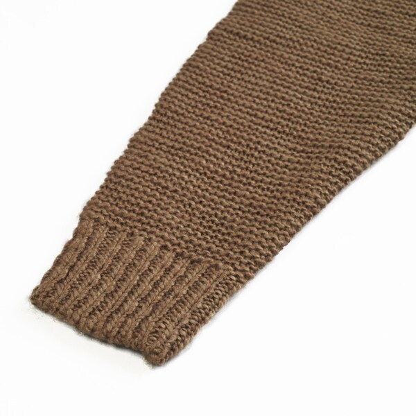 ノーアイディー（NO ID．）/ローゲージスラブニットC/N−PO(プルオーバー)