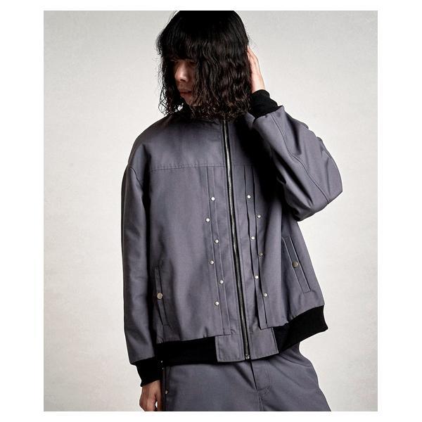 ノーアイディー（NO ID．）/リベットBIGトラックBLZ(ブルゾン)