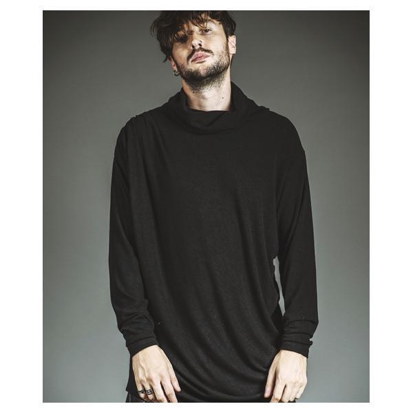 ノーアイディー（NO ID．）/ボリュームネックギャザードレープPO(プルオーバー)