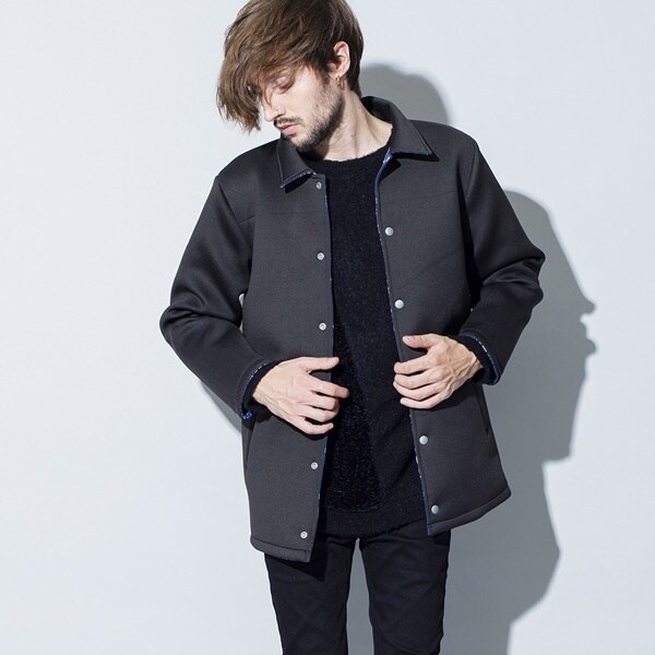 ノーアイディー（NO ID．）/トランププリントリバーシブルコーチJKT