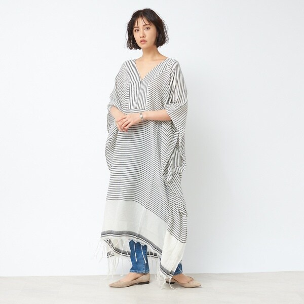 ルージュ・ヴィフ ラクレ（Rouge vif la cle）/【SU PARIS】 Ｖネックワンピース