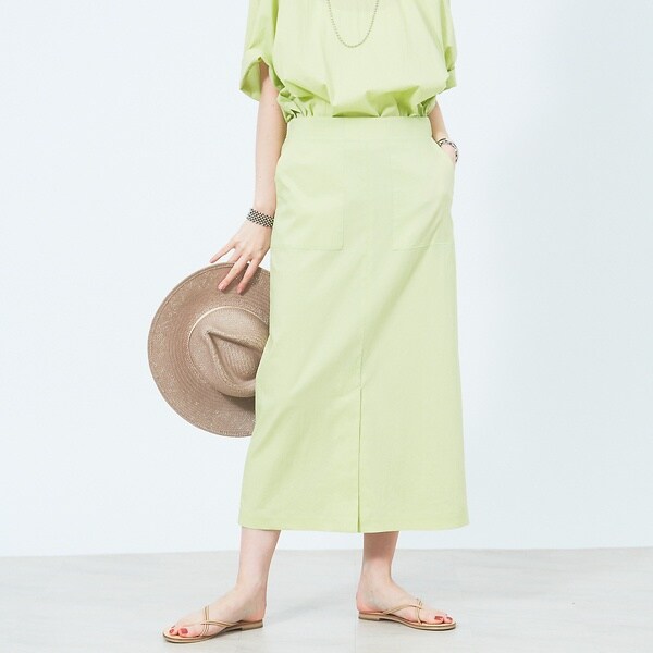 ルージュ・ヴィフ ラクレ（Rouge vif la cle）/タイプライターポケットスカート