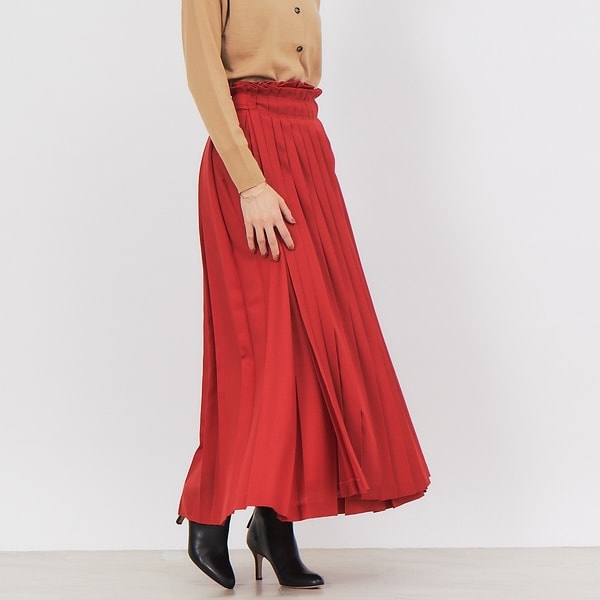 ルージュ・ヴィフ ラクレ（Rouge vif la cle）/【CURRENTAGE】プリーツスカート