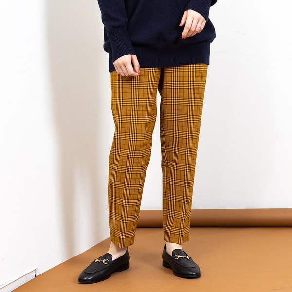 ルージュ・ヴィフ ラクレ（Rouge vif la cle）/チェックテーパードパンツ