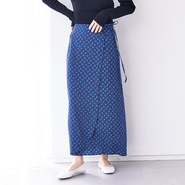 ルージュ・ヴィフ ラクレ（Rouge vif la cle）/フワラープリントスカート