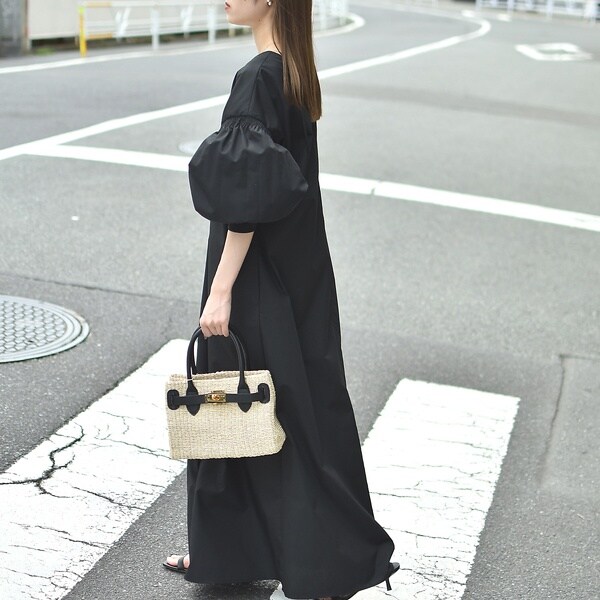 ルージュ・ヴィフ ラクレ（Rouge vif la cle）/2WAY袖プリーツワンピース