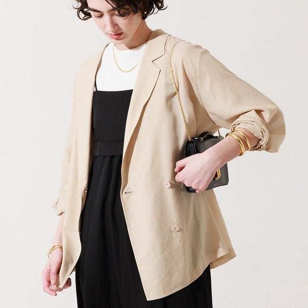 ルージュ・ヴィフ ラクレ（Rouge vif la cle）/ツイルエアリーシアージャケット