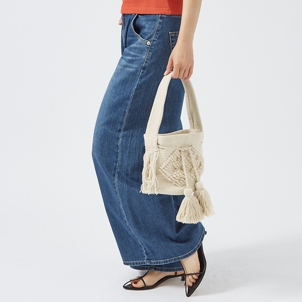 ルージュ・ヴィフ ラクレ（Rouge vif la cle）/【Swaraj/スワラージ】ジャガードバケツ型バッグ / ハンドバッグ / ハン