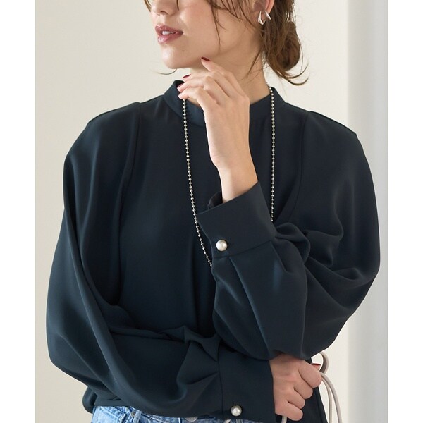 ルージュ・ヴィフ ラクレ（Rouge vif la cle）/ボリュームスリーブブラウス