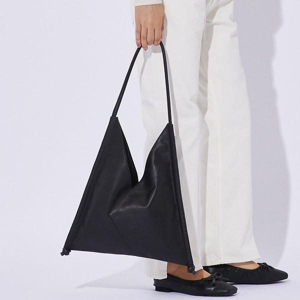 ルージュ・ヴィフ ラクレ（Rouge vif la cle）/【YArKA/ヤーカ】ワンハンドル トートバッグ / 本革 / レザー / ブラ