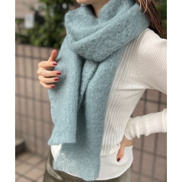 ルージュ・ヴィフ ラクレ（Rouge vif la cle）/【FOXFORD/ フォックスフォード】モヘヤ混マフラー