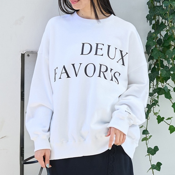 ルージュ・ヴィフ ラクレ（Rouge vif la cle）/オーバーサイズロゴスウェット