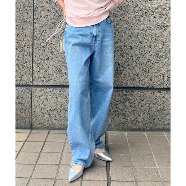 ルージュ・ヴィフ ラクレ（Rouge vif la cle）/【RED CARD/レッドカード】別注Dakota ルーズストレートデニム