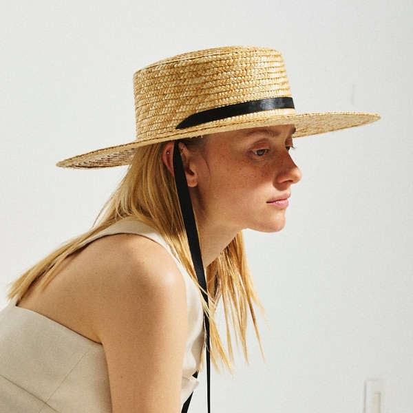 ルージュ・ヴィフ ラクレ（Rouge vif la cle）/【Benelli Montacone/ベネリモンタコーネ】リボン付きHAT