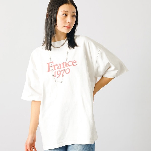ルージュ・ヴィフ ラクレ（Rouge vif la cle）/【REMI RELIEF / レミレリーフ】ロゴTシャツ / SP加工14/天竺