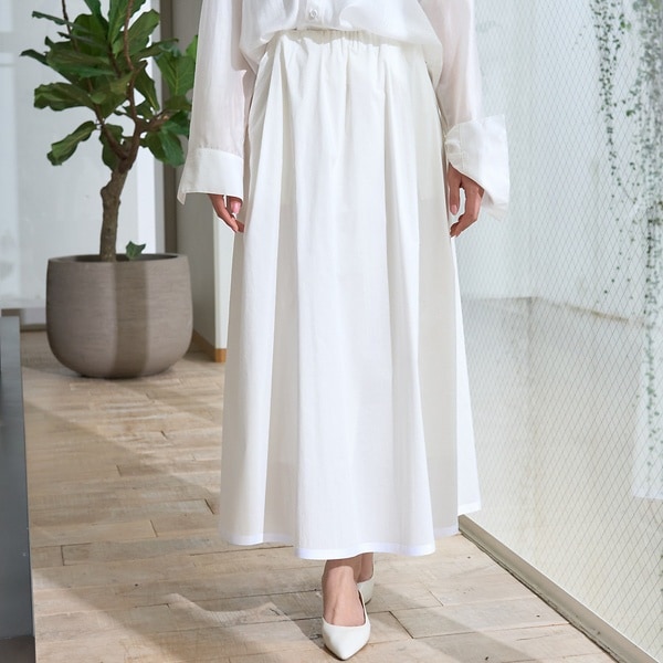 ルージュ・ヴィフ ラクレ（Rouge vif la cle）/イージーウエストギャザースカート