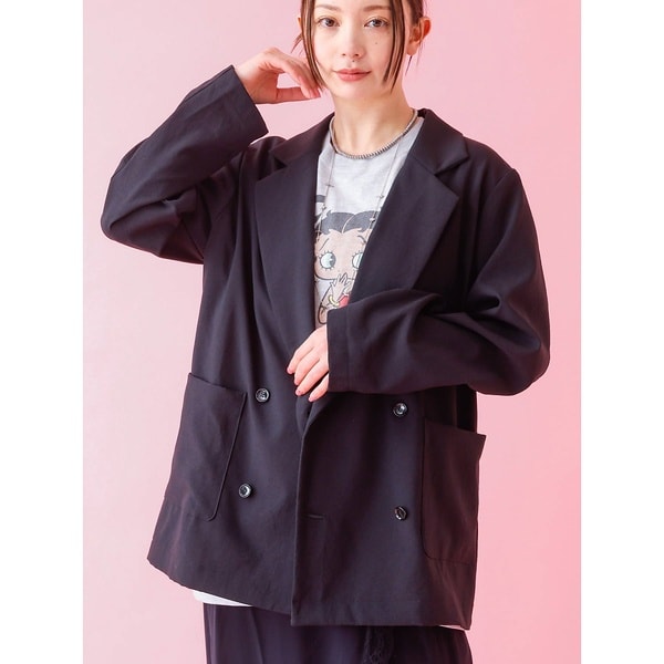 ルージュ・ヴィフ ラクレ（Rouge vif la cle）/【Le Melange/ル・メランジュ】スラブタッチドライジャケット【WEB限定