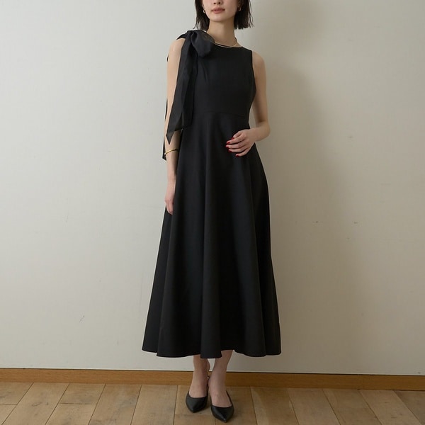 ルージュ・ヴィフ ラクレ（Rouge vif la cle）/【一部店舗限定】肩リボンロングワンピース