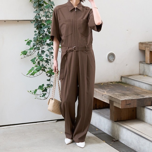 ルージュ・ヴィフ ラクレ（Rouge vif la cle）/半袖オールインワン