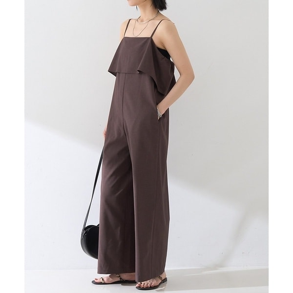 ルージュ・ヴィフ ラクレ（Rouge vif la cle）/フレアストレートワイドサロペット