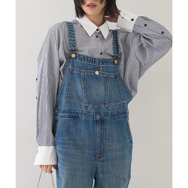 ルージュ・ヴィフ ラクレ（Rouge vif la cle）/コットンストライプクレリックシャツ