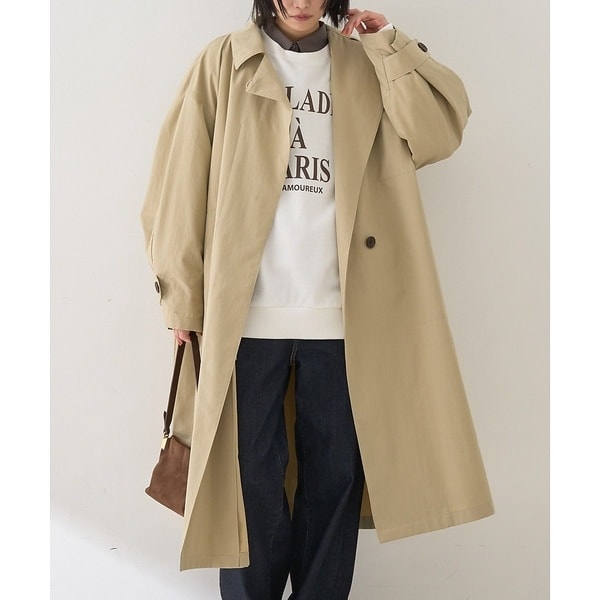 ルージュ・ヴィフ ラクレ（Rouge vif la cle）/撥水フォルムステンカラーコート