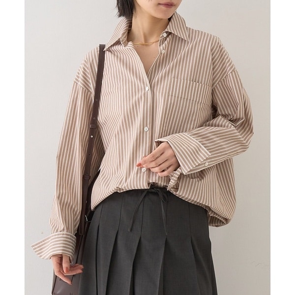 ルージュ・ヴィフ ラクレ（Rouge vif la cle）/ストライプメンズライクシャツ