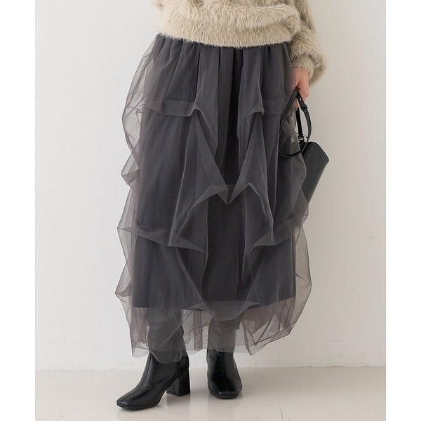 ルージュ・ヴィフ ラクレ（Rouge vif la cle）/【一部店舗限定】チュールフォルムスカート