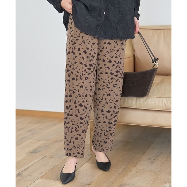 ルージュ・ヴィフ ラクレ（Rouge vif la cle）/レオパードコクーンパンツ