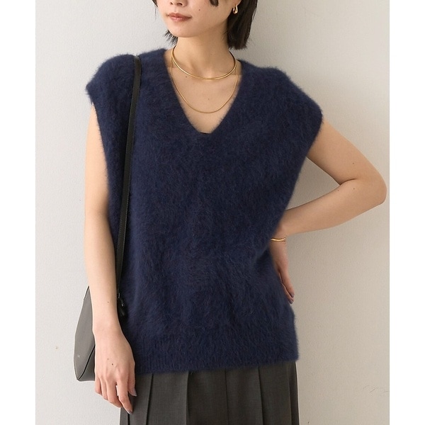 ルージュ・ヴィフ ラクレ（Rouge vif la cle）/フォックスウール ニットベスト