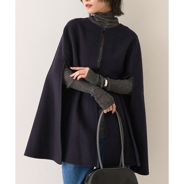 ルージュ・ヴィフ ラクレ（Rouge vif la cle）/【ウールSuper110’s】リバーマントコート