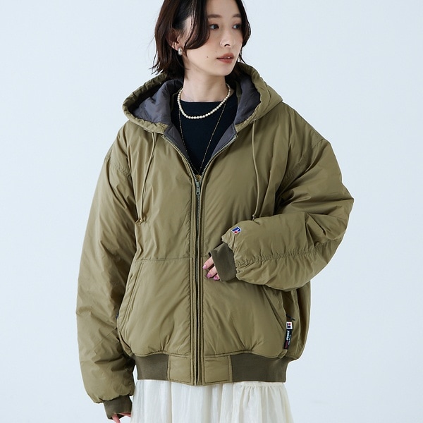 ルージュ・ヴィフ ラクレ（Rouge vif la cle）/【RUSSELL ATHLETIC/ラッセル アスレチック】ナイロンパファージッ