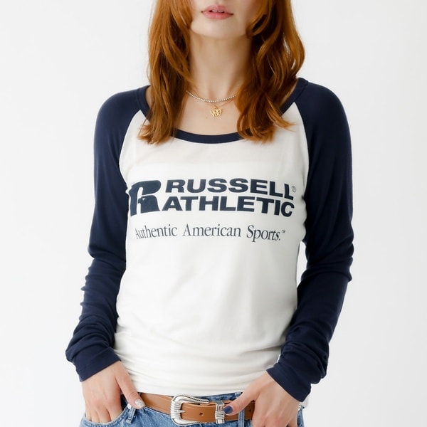 ルージュ・ヴィフ ラクレ（Rouge vif la cle）/【RUSSELL ATHLETIC/ラッセル アスレチック】ラグランスリーブ/ロ