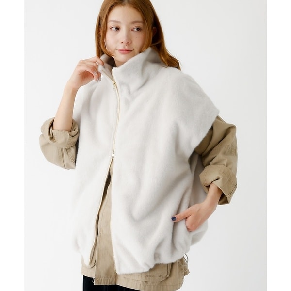 ルージュ・ヴィフ ラクレ（Rouge vif la cle）/【MICA&DEAL /マイカアンドディール】ファーベスト/ベスト/ファー/レイ