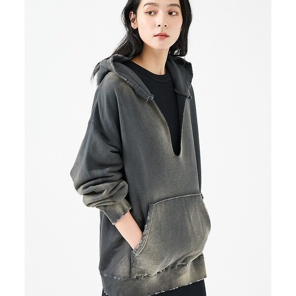 ルージュ・ヴィフ ラクレ（Rouge vif la cle）/【JOHNBULL/ジョンブル】ヴィンテージ加工フーディ / レギュラーウェイト