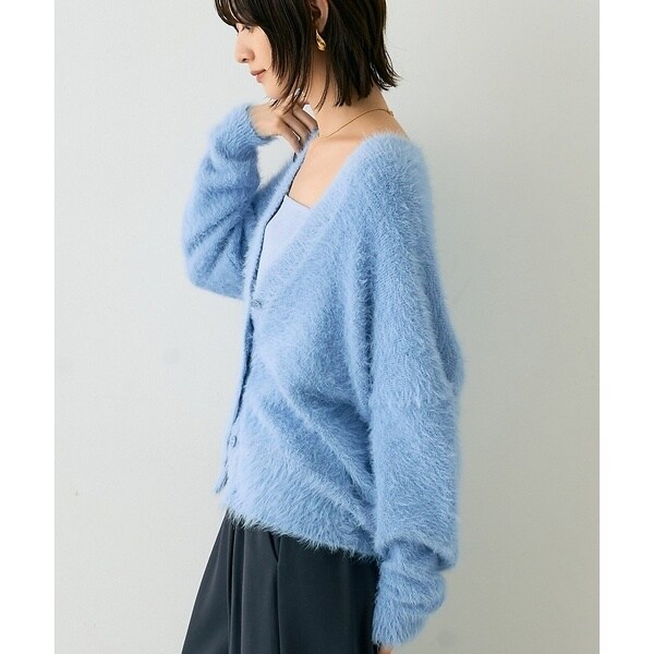 ルージュ・ヴィフ ラクレ（Rouge vif la cle）/【2点セット】ファーニットカーデ×リブニットキャミ アンサンブル