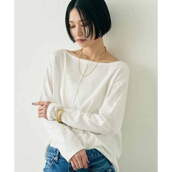 ルージュ・ヴィフ ラクレ（Rouge vif la cle）/綿ポリ天竺万能カットプルオーバー