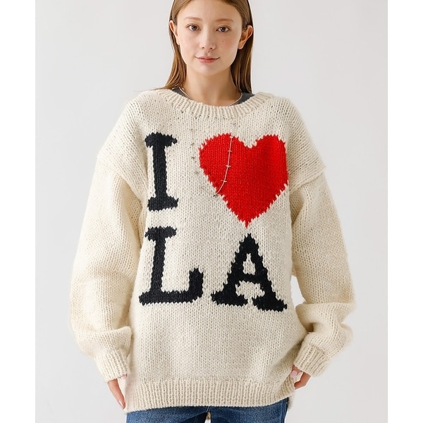 ルージュ・ヴィフ ラクレ（Rouge vif la cle）/【THRIFTY LOOK/スリフティールック】ハンドニット / I ?LA