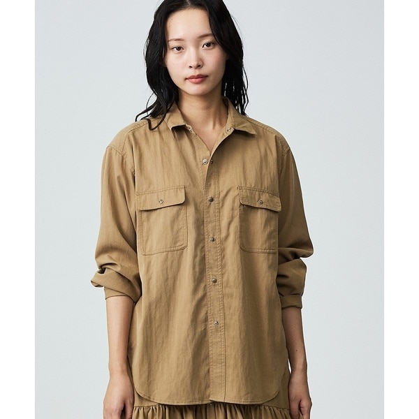 ルージュ・ヴィフ ラクレ（Rouge vif la cle）/【Le Melange/ル・メランジュ】テンセルナイロンツイルシャツ / セット