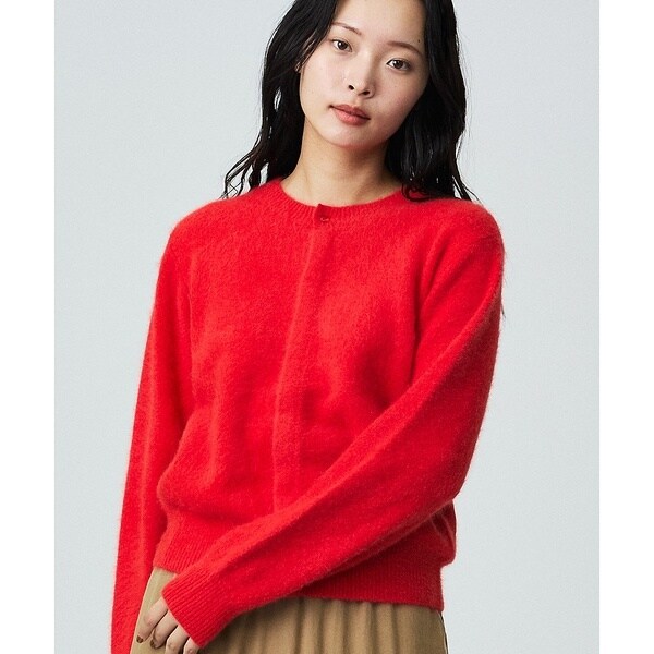 ルージュ・ヴィフ ラクレ（Rouge vif la cle）/【Le Melange/ル・メランジュ】前後2WAY クルーネックカーディガン