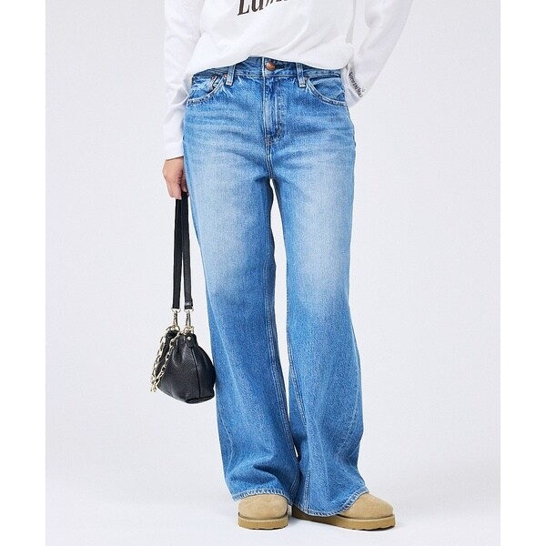 ルージュ・ヴィフ ラクレ（Rouge vif la cle）/【RED CARD/レッドカード】Freddie ローライズワイドバギーデニム