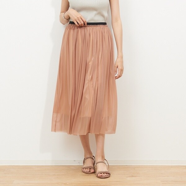 ルージュ・ヴィフ ラクレ（Rouge vif la cle）/エスパンディギャザースカート