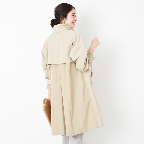 ルージュ・ヴィフ ラクレ（Rouge vif la cle）/バックギャザーミドルコート