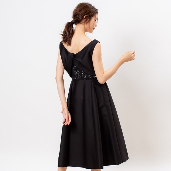 ルージュ・ヴィフ ラクレ（Rouge vif la cle）/【FLICKA】バックレースフィット＆フレアドレス