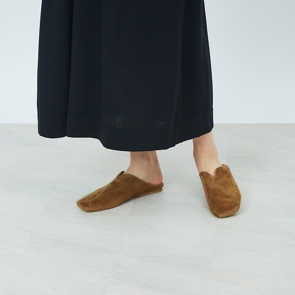 ルージュ・ヴィフ ラクレ（Rouge vif la cle）/【MOHI】スエードスリッポン