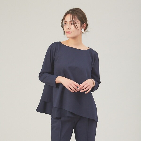 カリテ（qualite）/【セットアップ対応】ポンチレイヤードプルオーバー